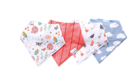 Farmstead Baby Bandana Bibs – Baby Sweet Pea's Boutique